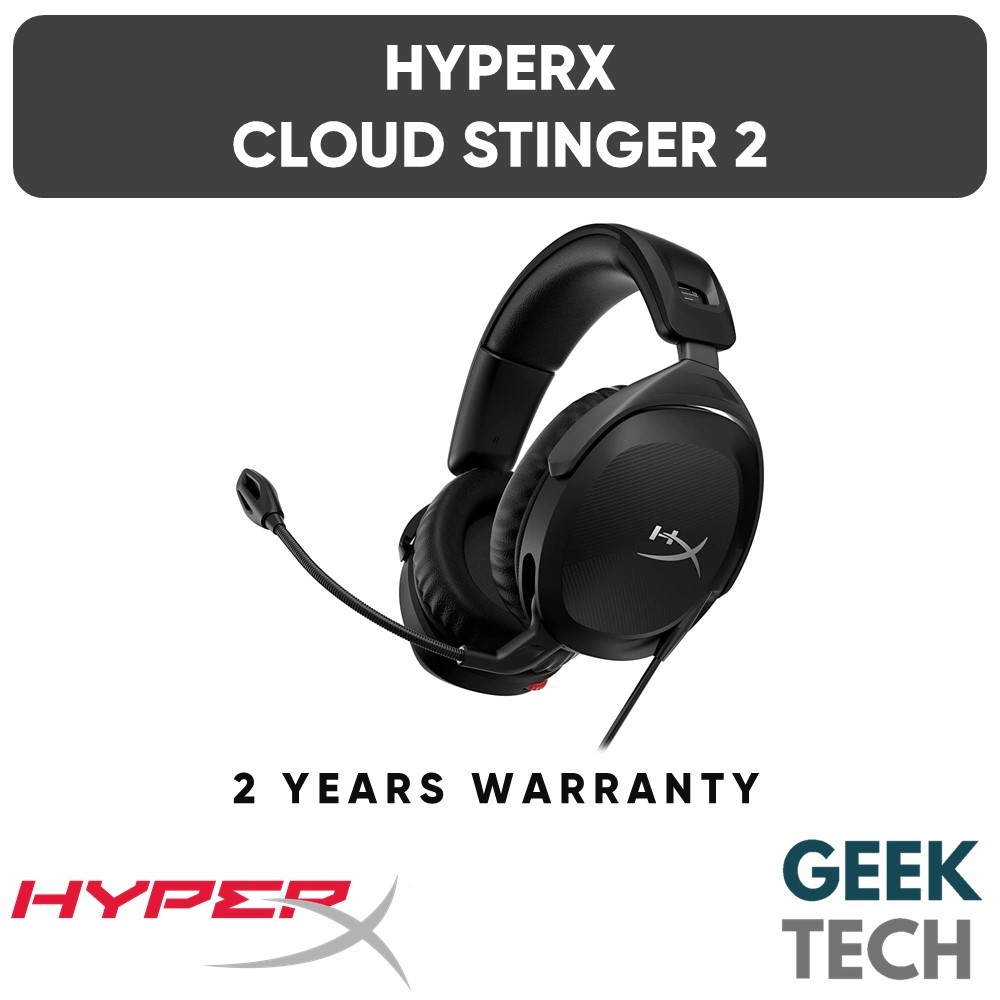 HyperX Cloud Stinger 2 Wired Gaming Headset Lightweight Over-Ear ...