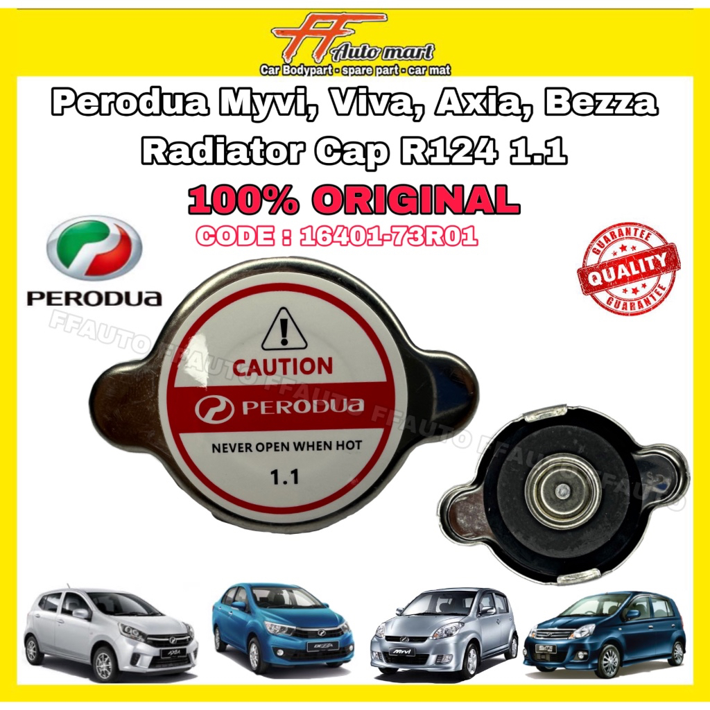 100% ORIGINAL Perodua Myvi (1st Model), Viva, Axia, Bezza Radiator Cap ...