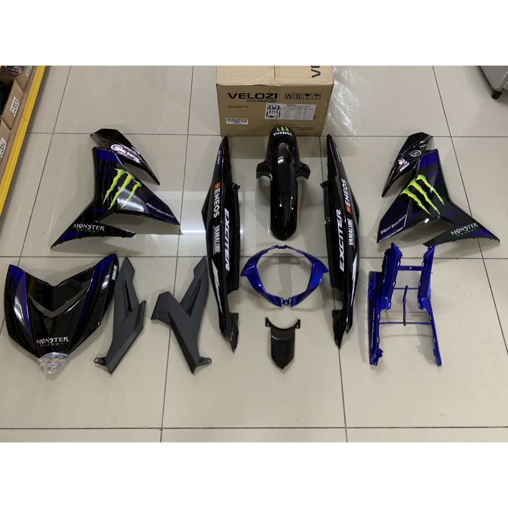 YAMAHA Y15 V2 BODY COVER SET EXTREME SPIRIT (TANAM) | Shopee Malaysia