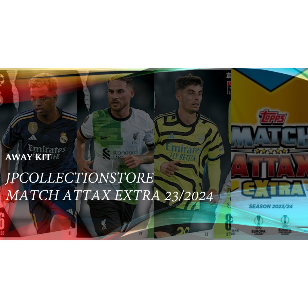 [Away Kit] 2023/24 Match Attax Extra Football Shiny & Normal Cards ...