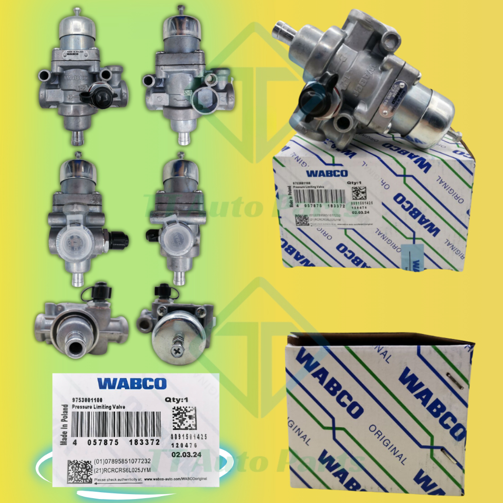 Unloader Valve / Injap Pelepas Tekanan / Pressure Regulator (WABCO ...