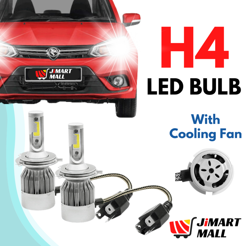 HIGH QUALITY CAR LED H4 HEADLIGHT BULB Head Light Headlamp Bulb HID COB ...