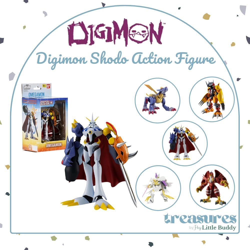 Digimon Shodo Action Figure 3.5" Inch 8.5CM US Japan JP Omegamon Metal ...