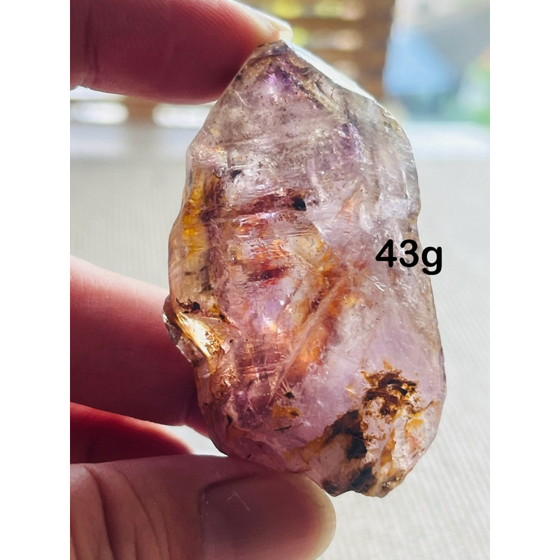 Natural Super7 super seven 超七 raw original crystal 43/44/48g | Shopee ...