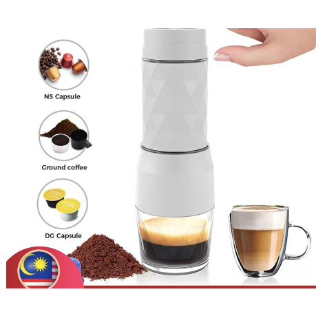 Portable Manual Coffee Maker 3 In 1 Hand Press Espresso Coffee Machine ...