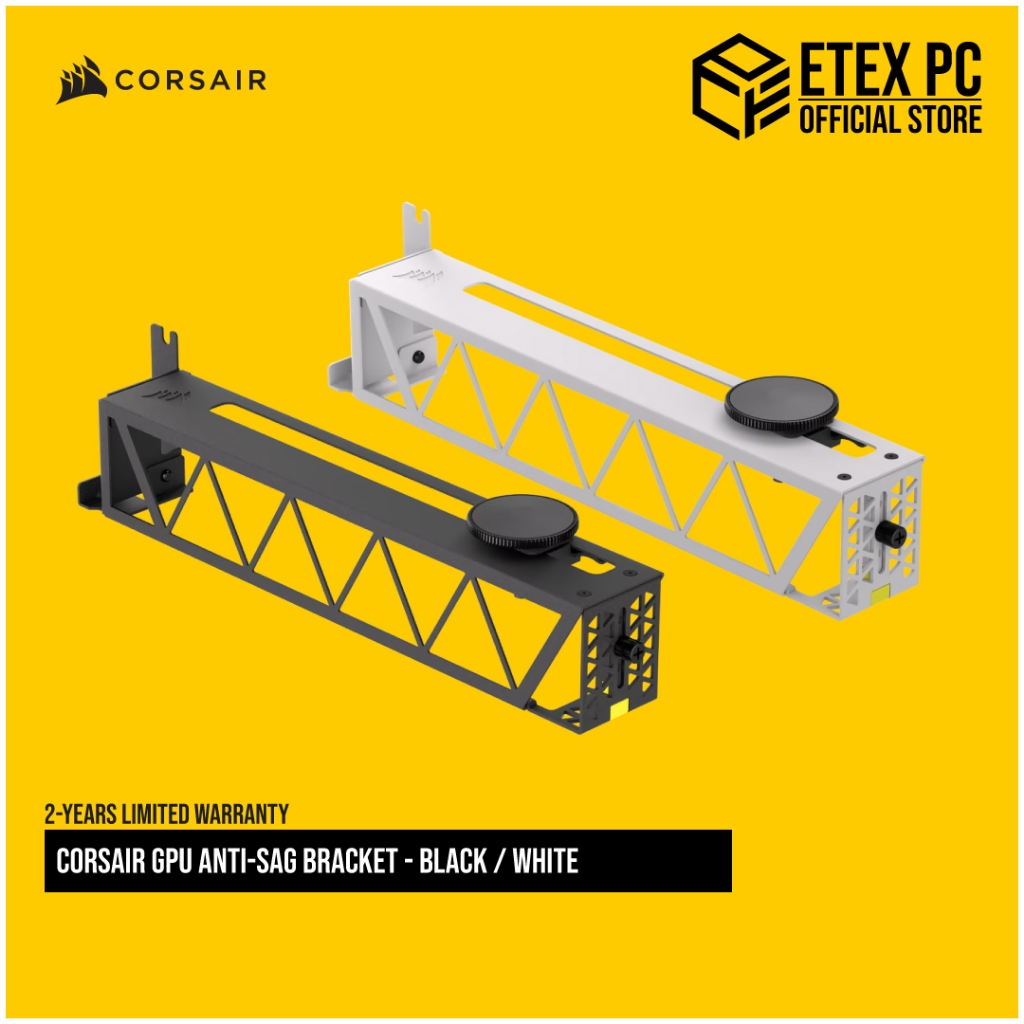 CORSAIR GPU Anti-Sag Bracket - Black / White | Shopee Malaysia CORSAIR GPU Anti-Sag Bracket - Black / White | Shopee Malaysia