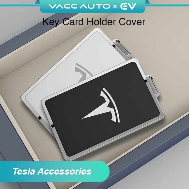 VACC AUTO Car Key Card Holder Protection Cover Key Casing Black White ...