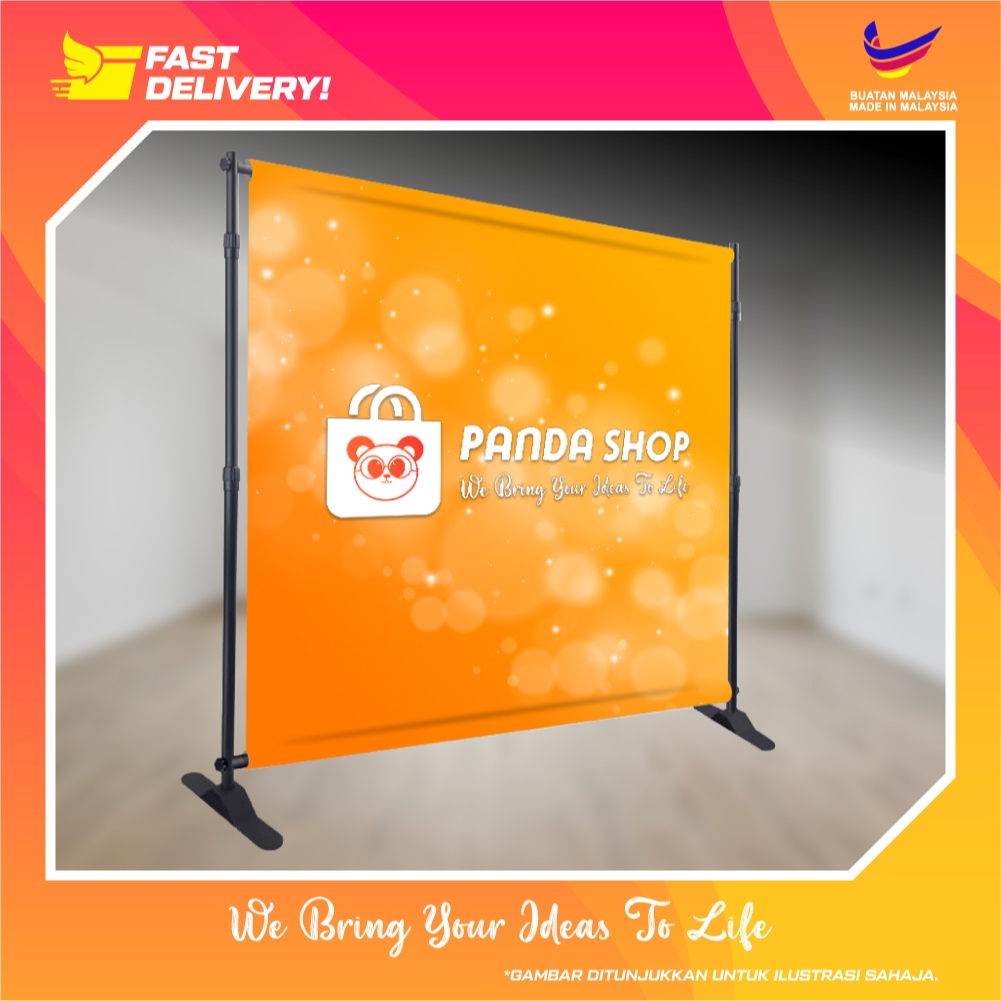 JUMBO STAND FOR BACKDROP PHOTOBOOTH GREEN SCREEN | Shopee Malaysia