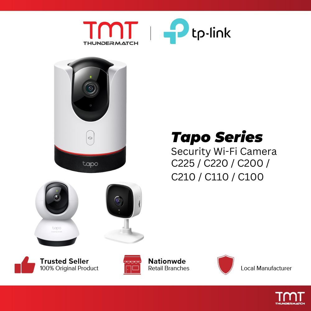 TP-Link Tapo Home Security WiFi Camera 1080P Full HD 2K QHD Pan/Tilt IP ...