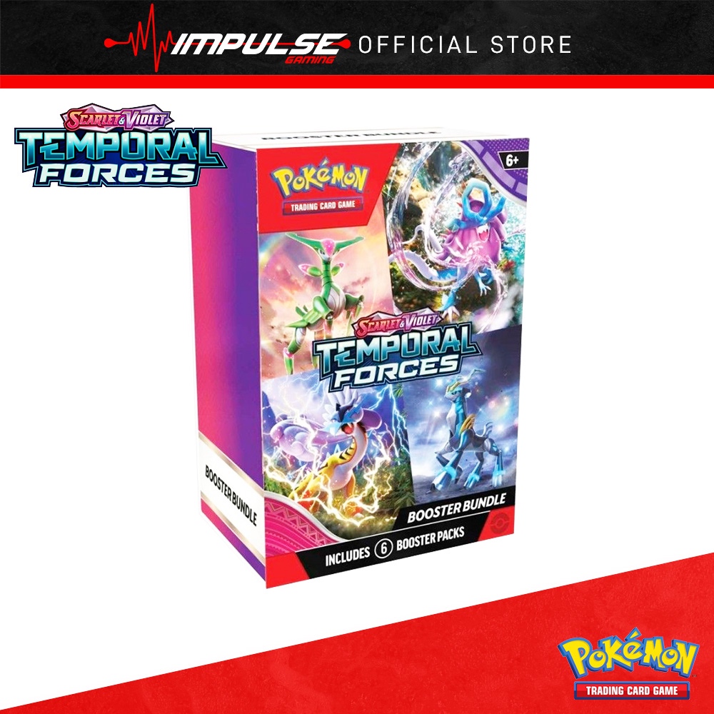 Pokemon TCG Scarlet & Violet SV05 - Temporal Forces Booster Bundle | Shopee Malaysia