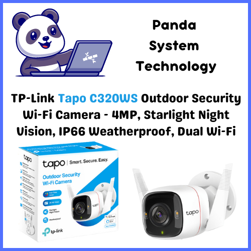 TP-Link Tapo C320WS Outdoor Security Wi-Fi Camera - 4MP, Starlight ...