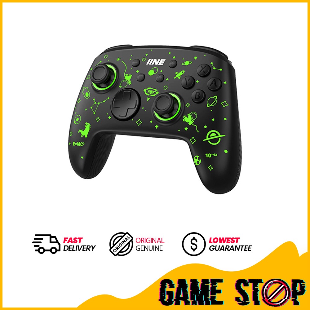 iiNE Switch Falcon Wireless Pro Controller - Black [L823] | Shopee Malaysia