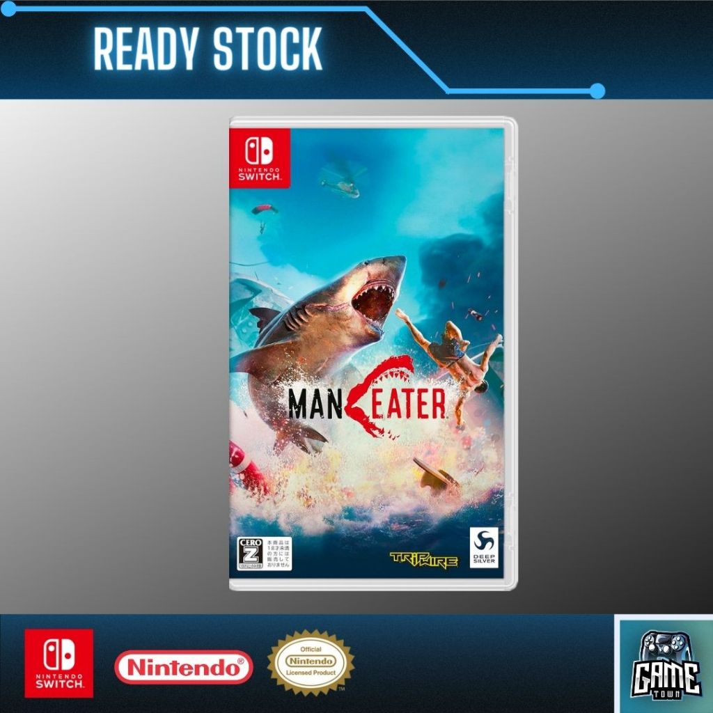 Nintendo Switch Maneater / Man Eater 食人鲨 (English/Chinese Ver.) | Shopee Malaysia
