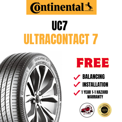 CONTINENTAL ULTRA CONTACT 7 (CONTI UC7) 15" & 16" | Shopee Malaysia