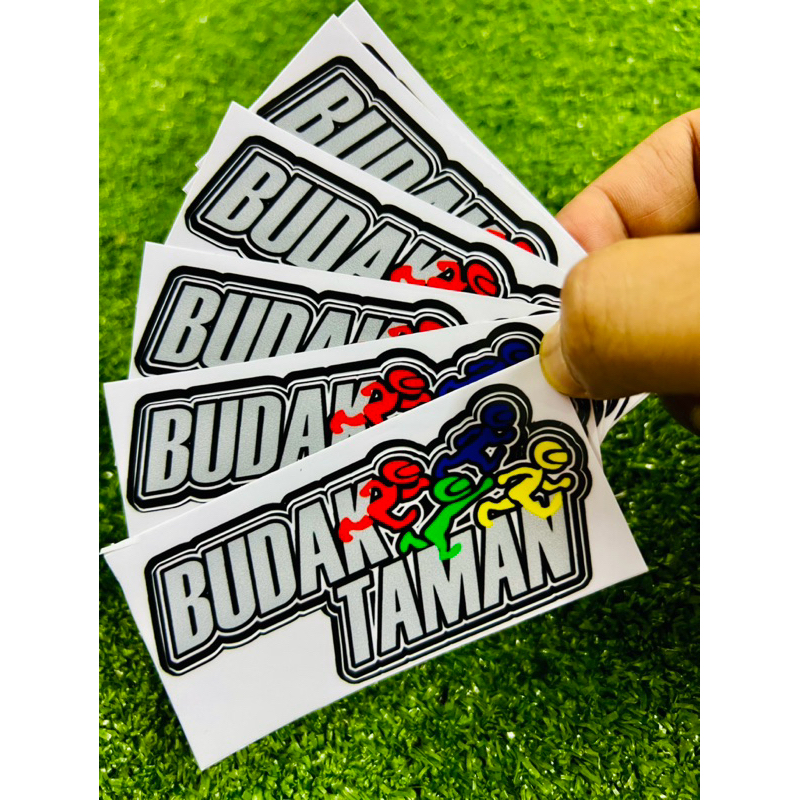 STICKER PRINT BUDAK TAMAN 👍 | Shopee Malaysia