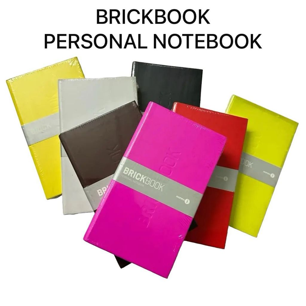 BRICKBOOK-Personal Notebook (192 Sheets/70G/3 Dividers/8mm Ruled) Diary ...