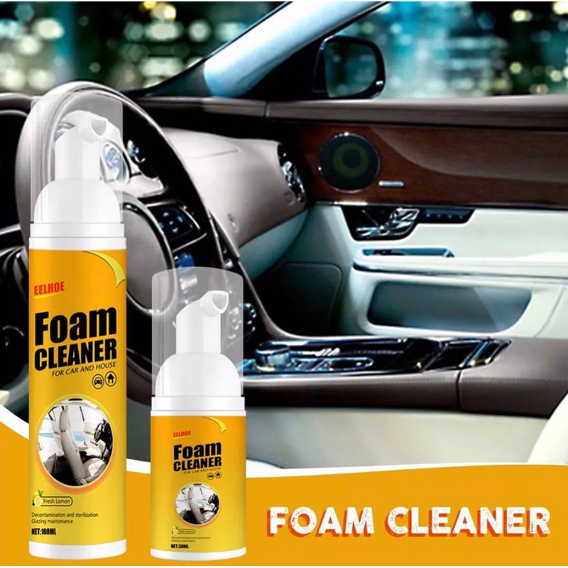 EELHOE FOAM CLEANER spray buih pembersih serbaguna bau harum lemon segar bersihkan kotoran ...