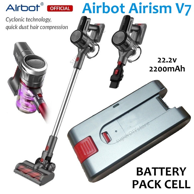 Battery Pack Airbot Airism V7 Vacuum Cleaner Cyclone Cordless Portable ...