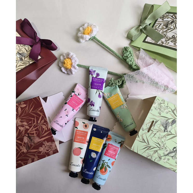 Hand Cream Door Gift Wedding Birthday Party Event Door Gift Box flora ...