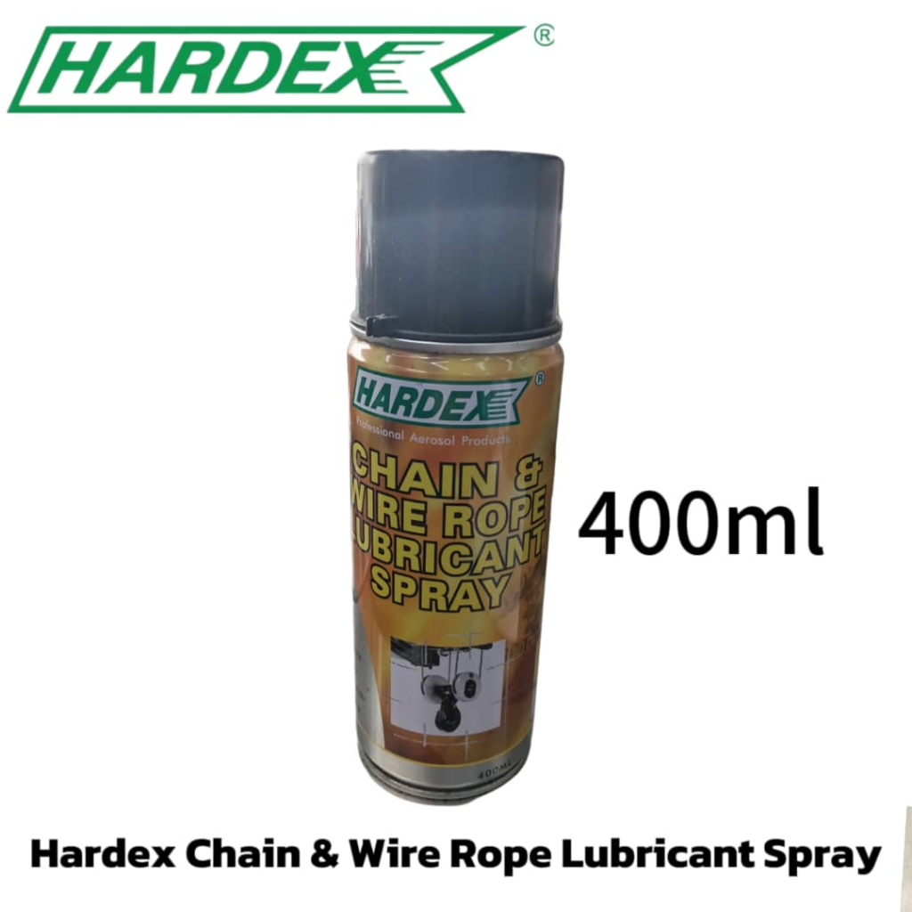 HARDEX CHAIN & WIRE ROPE LUBRICANT SPRAY 400ML | Shopee Malaysia
