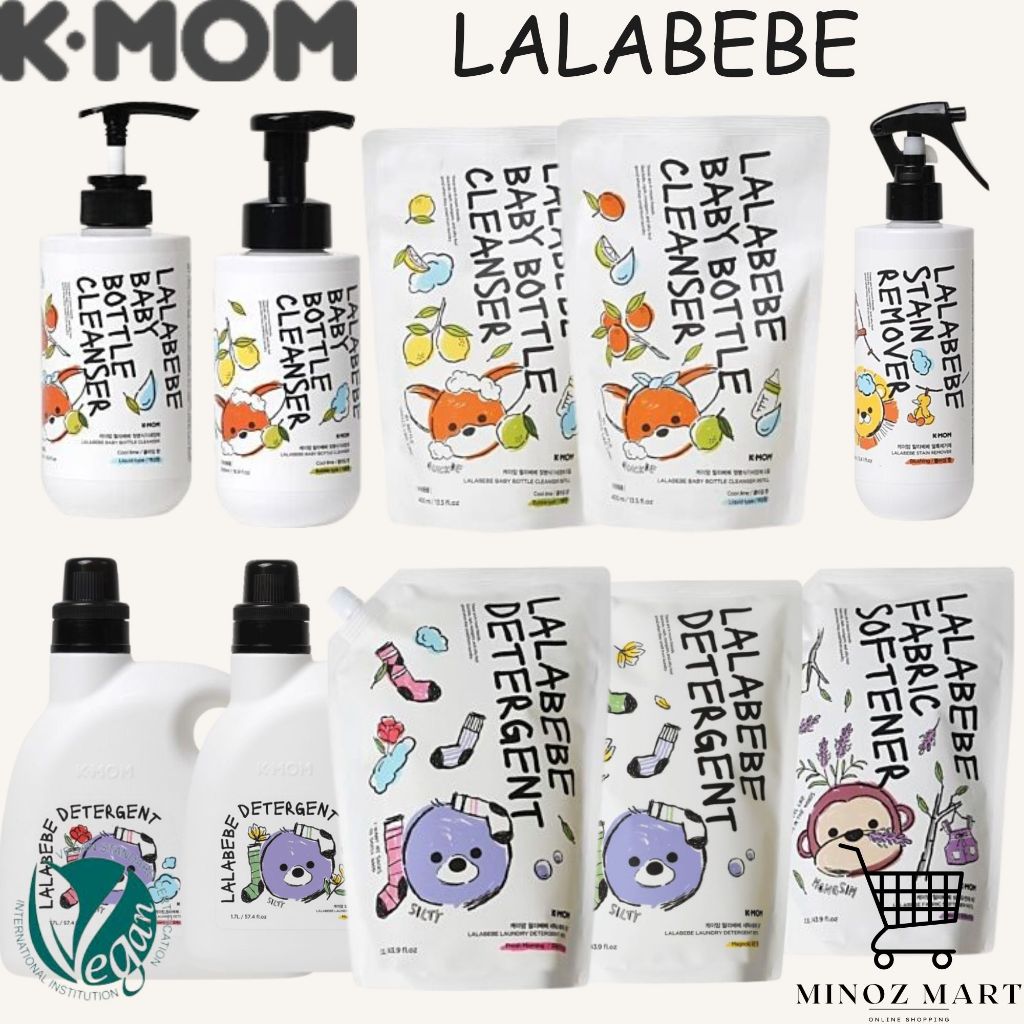 K-Mom KMOM LALABEBE Laundry Detergent /KMOM Bottle Cleanser/Stain ...