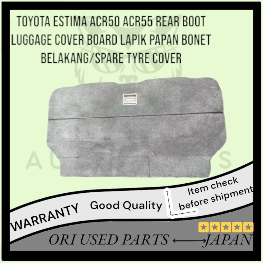Toyota Estima Acr50 Acr55 Rear Boot Luggage Cover Board Lapik Papan ...