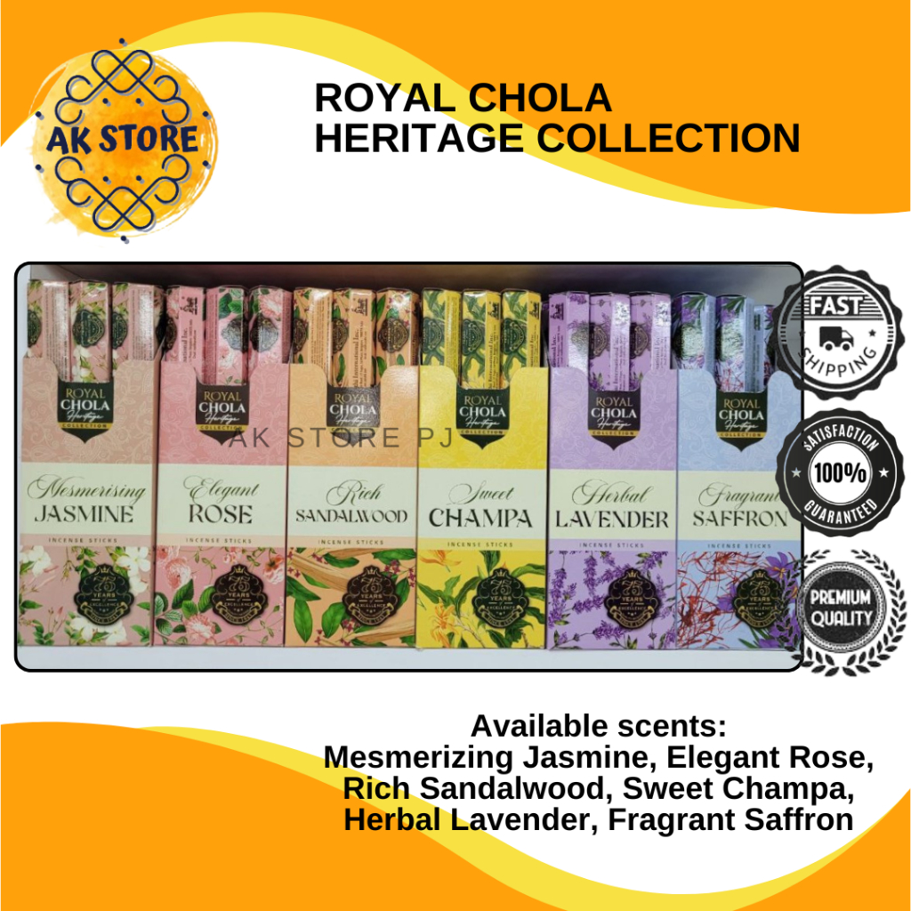 [NEW] Royal Chola Heritage Collection Hexagon Incense (20 sticks ...