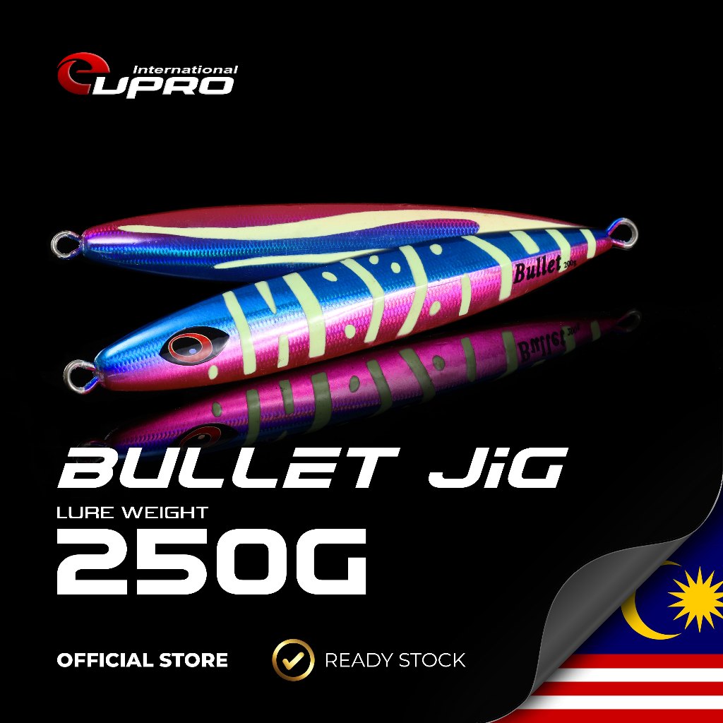 Eupro Bullet Jig Fishing Jig BU 200g 250g | Shopee Malaysia