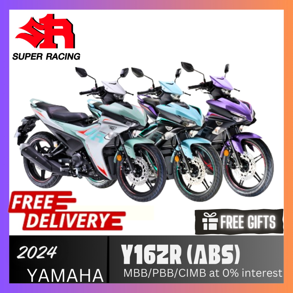 YAMAHA Y16ZR ABS Y16 V2 ABS (UNREGISTERED) VIOLET KNIGHT / MAG GREY ...
