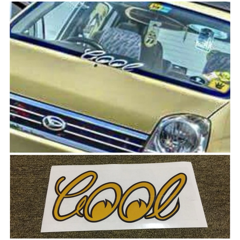 Authentic COOL Mooneyes Front Sticker Premium JDM | Shopee Malaysia