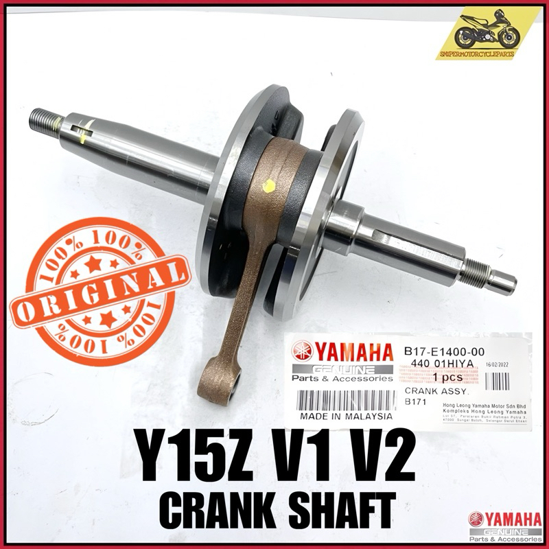 [100% ORI] Y15Z Y15 YSUKU V1 V2 CRANKSHAFT CRANK SHAFT B17-E1400-00 100% ORIGINAL YAMAHA ...