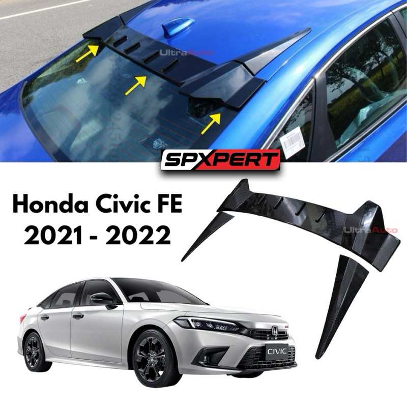 Honda civic fe rs roof spoiler HD15-SP05 | Shopee Malaysia
