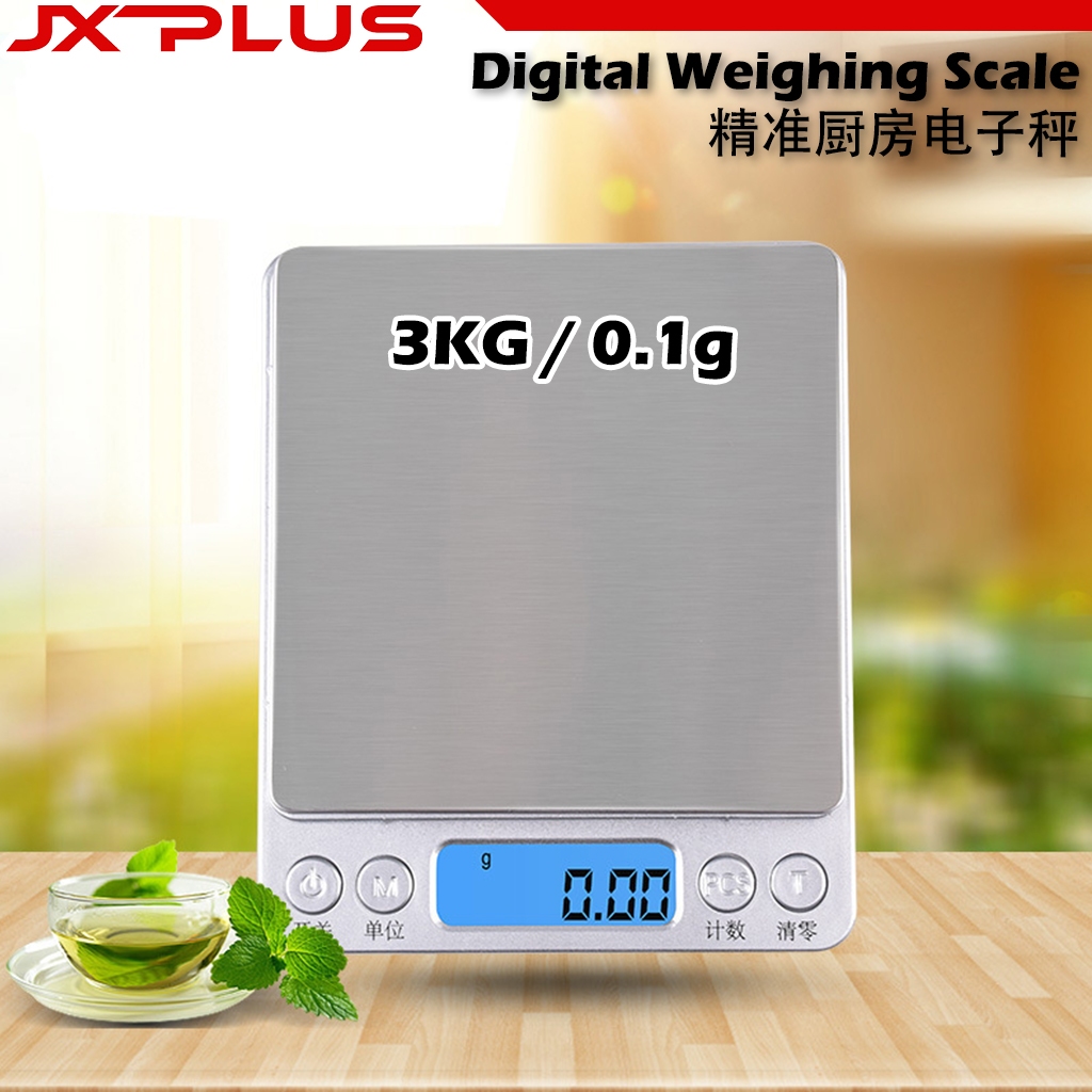 Digital Kitchen Scale 0.1g 3000g 3KG 10KG High Precision Accuracy ...