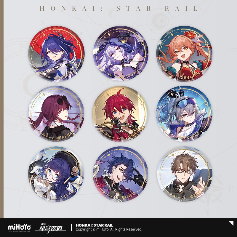 【Honkai: Star Rail】Tinplate Badge - Nihility Path Character Sampo ...