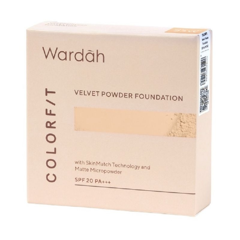 ORIGINAL Wardah Colorfit Velvet Powder Foundation 11g | Shopee Malaysia