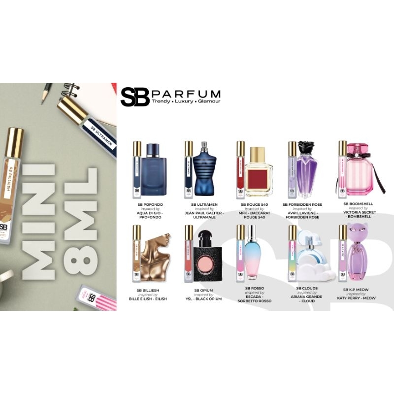 💃🏻🕺🏻SB Parfum (SB MINI 8ml)🕺🏻💃🏻 | Shopee Malaysia