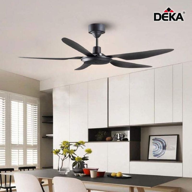 (Sirim) Deka Kronos 56"Ceiling Fan 5 Blade DC Motor 14 Speed Remote ...