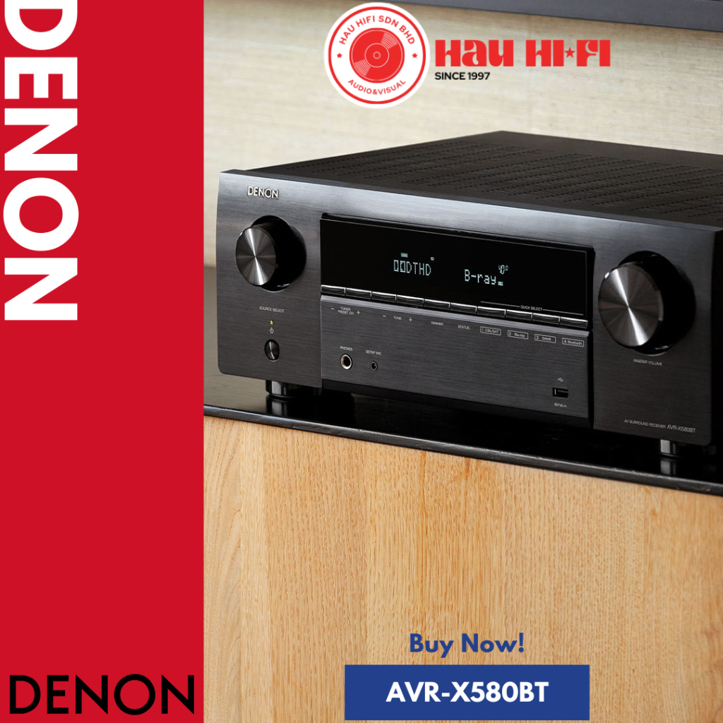 Denon AVR-X580BT 8K 5.2CH AV Receiver | Shopee Malaysia
