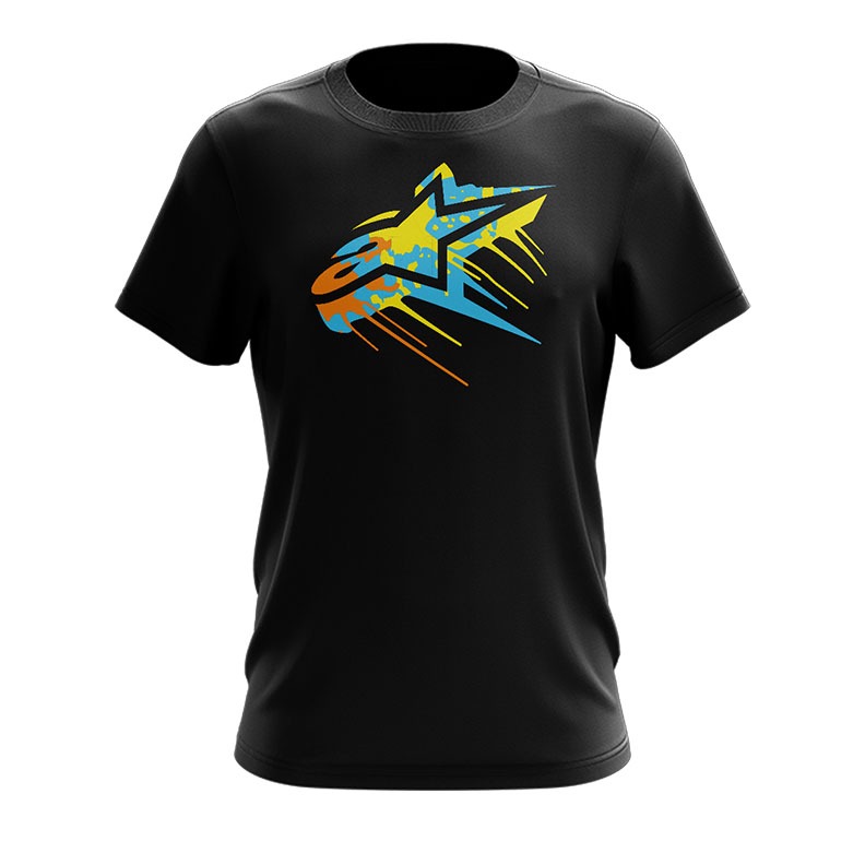 B26 BAJU MOTOR RIDE ALPAN LOGO DESIGN RACING SUPERBIKE RARE KAIN COTTON ...