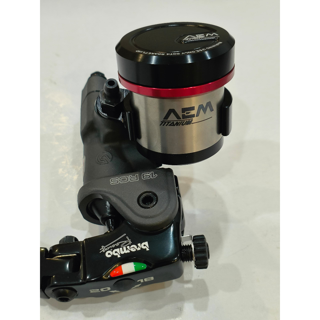 AEM Titanium Brake Fluid Reservoir RCS19 Brake Integrated Brake ...