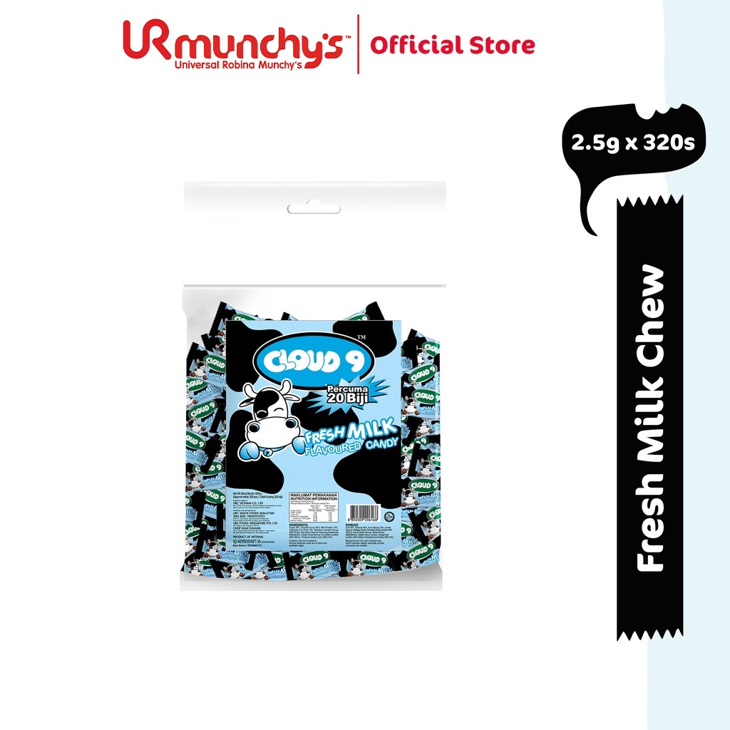 Jack ‘n Jill Cloud 9 Candies - Fresh Milk (2.5g x 320s) | Shopee Malaysia
