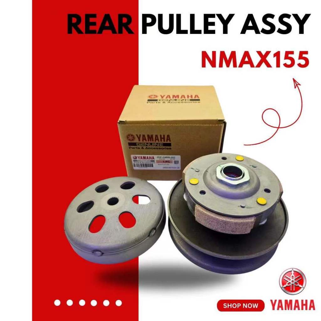 YAMAHA NVX 155 / NMAX 155 AUTO CLUTCH REAR PULLEY COMPLETE SET CVT PULI ...