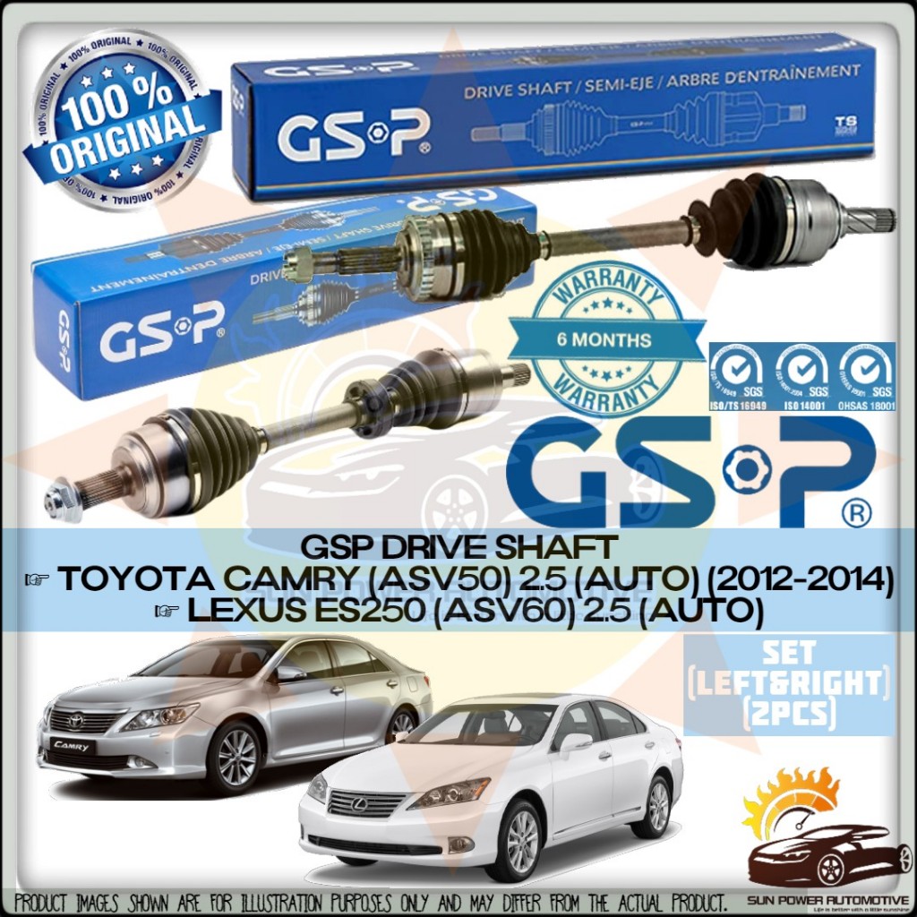 Toyota Camry ASV50 2.5 / Lexus ES250 ASV60 2.5 AUTO 100% ORIGINAL GSP ...
