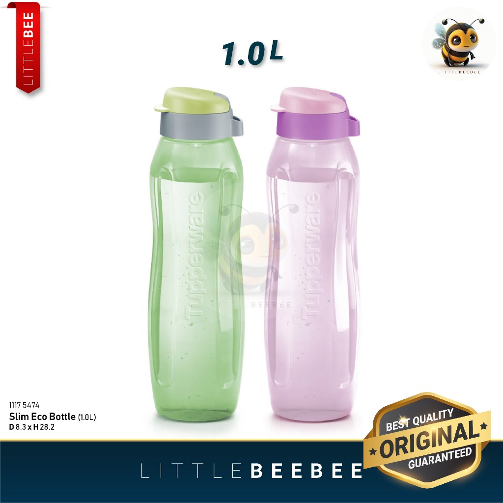 🔥 TUPPERWARE Slim Eco Bottle 1L Tupperware Bottle 1L Tupperware Eco ...