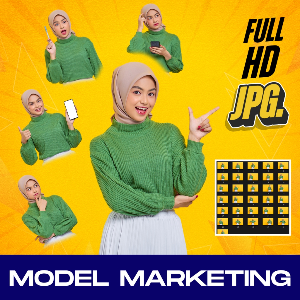 MODEL MARKETING ADS PURPOSE | Shopee Malaysia
