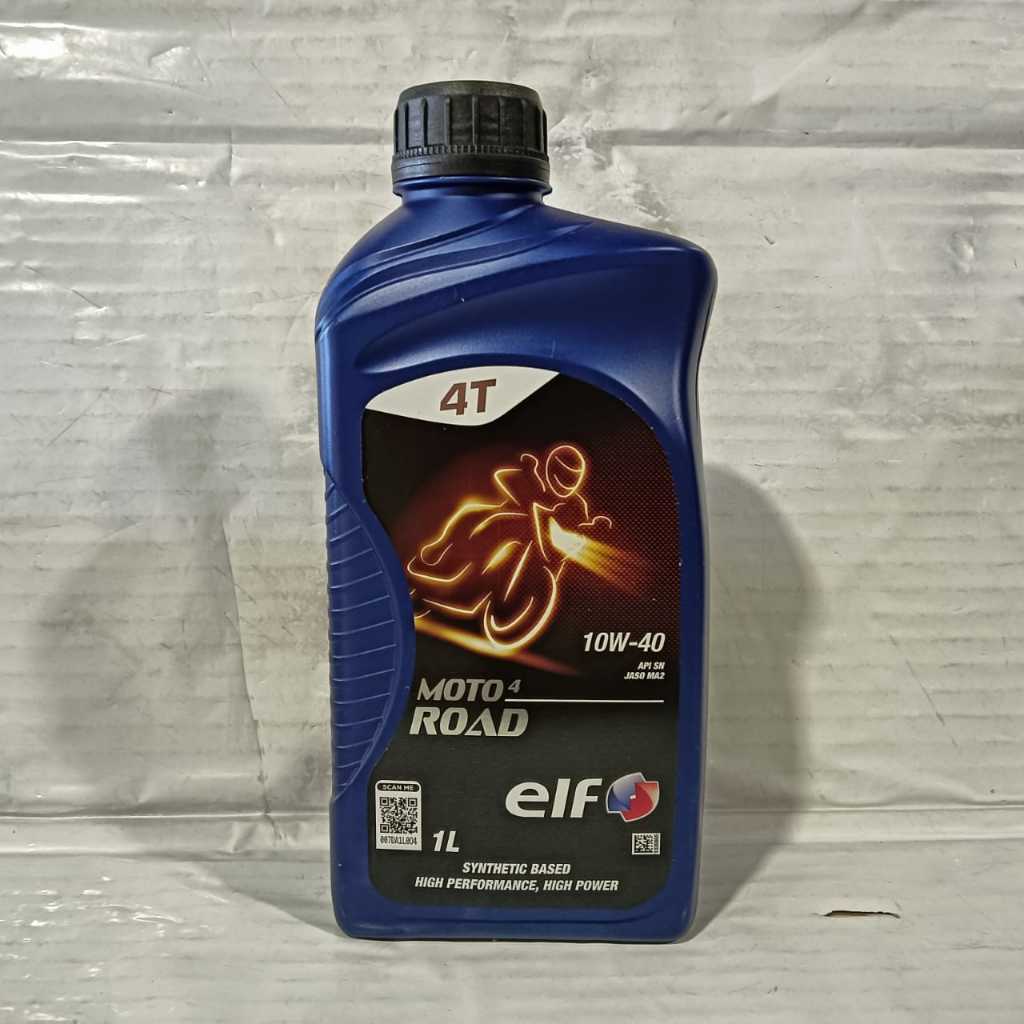 10W40 / 10W-40 ELF MOTO ROAD 4 ENGINE OIL ( 1L ) SEMI SYNTHETIC ...