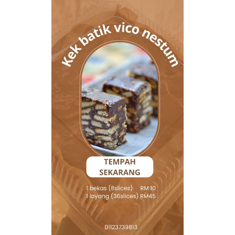 Kek Batik Vico Nestum | Shopee Malaysia