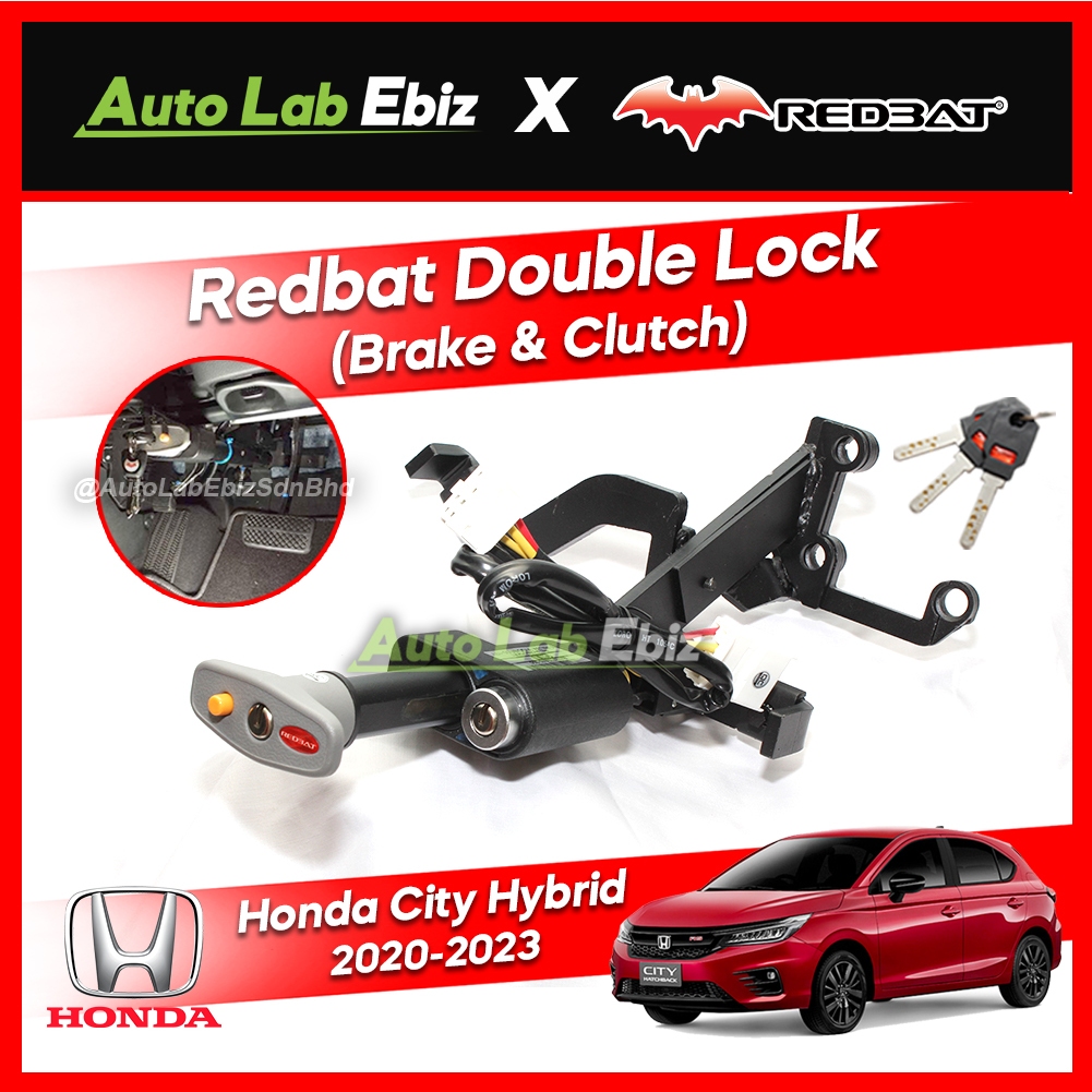 Honda City Hybrid 2020-2023 Redbat Double Lock (Brake & Clutch Pedal ...