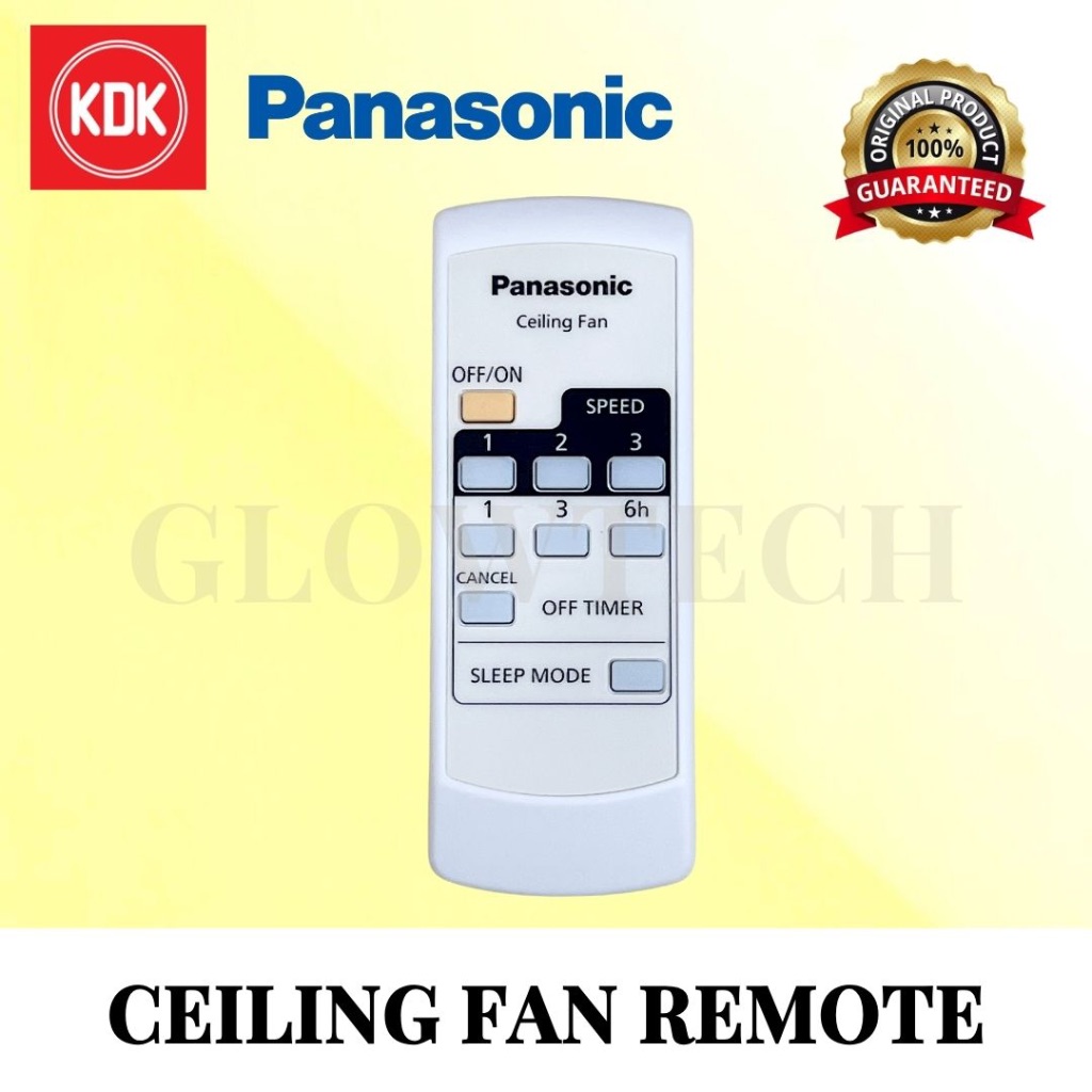 [ORIGINAL] PANASONIC/KDK Ceiling Fan Remote F-M14C5/F-M14C7/F-M14C8/F ...