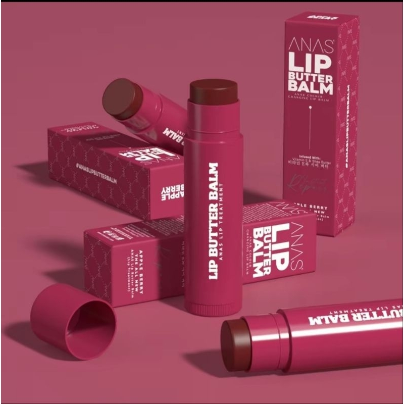 ANAS Lip Butter Balm (Apple Berry) | Shopee Malaysia